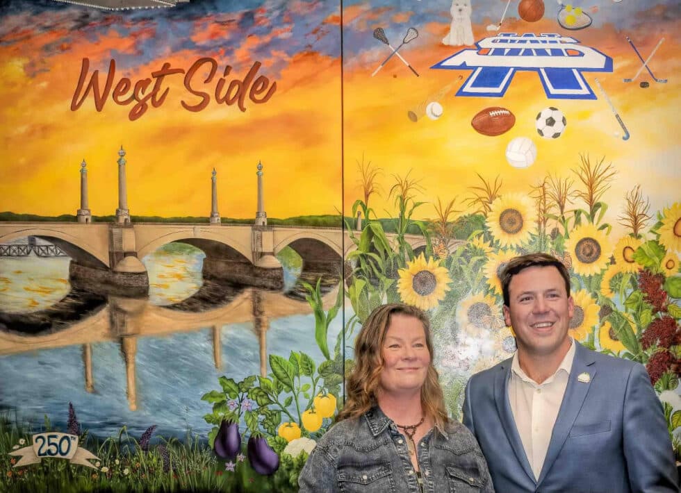 Artist proud of effort, results in West Springfield 250th mural - The ...