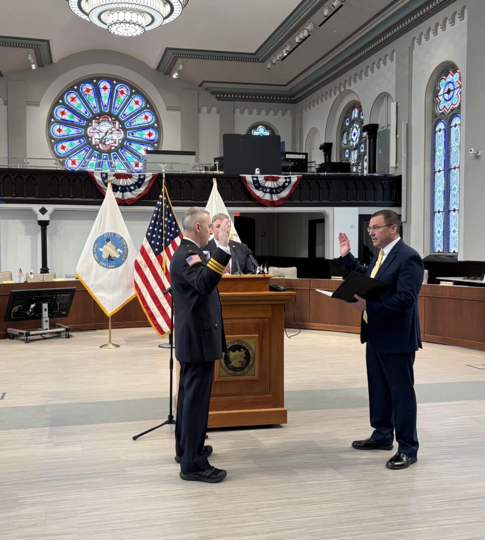 Chicopee swears in Eric Watson as acting police chief - The Reminder