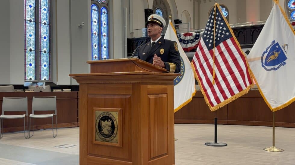 Cross outlines vision as new Chicopee fire chief - The Reminder