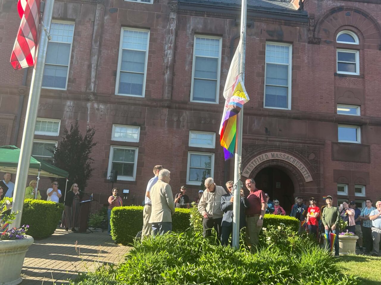 Westfield kicks off Pride Month with sixth flag raising - The Reminder